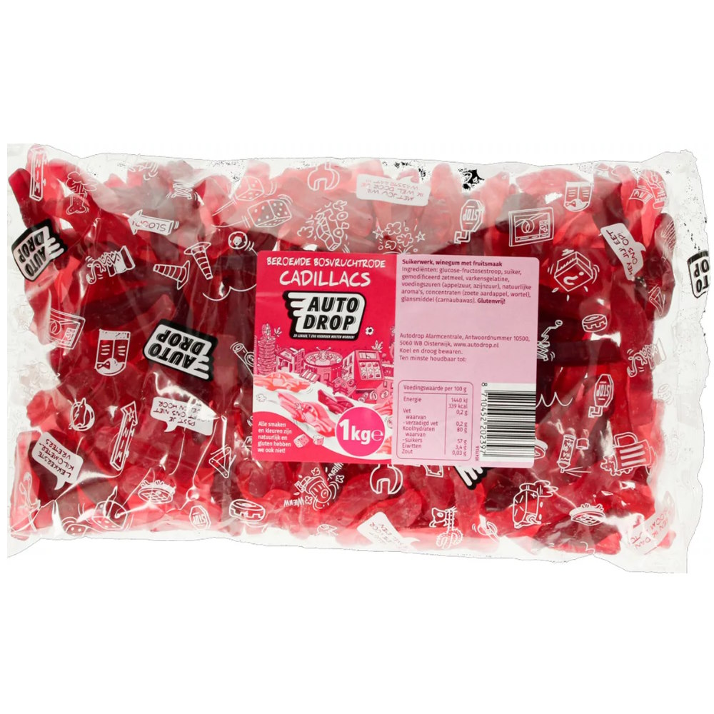 Autodrop Cadillacs 1kg | Gums | De Prijshamer